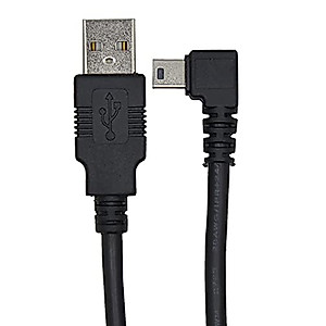 Dash Cam Cable 90 Degree Mini-B Charger Cord Data Sync Charging Adapter Compatible with Old Shark G16 Dash cam,VAVA Dash cam,rexing v1 gen3,Vizomaoi Dash cam,70mai Dash cam pro,Apeman C450A