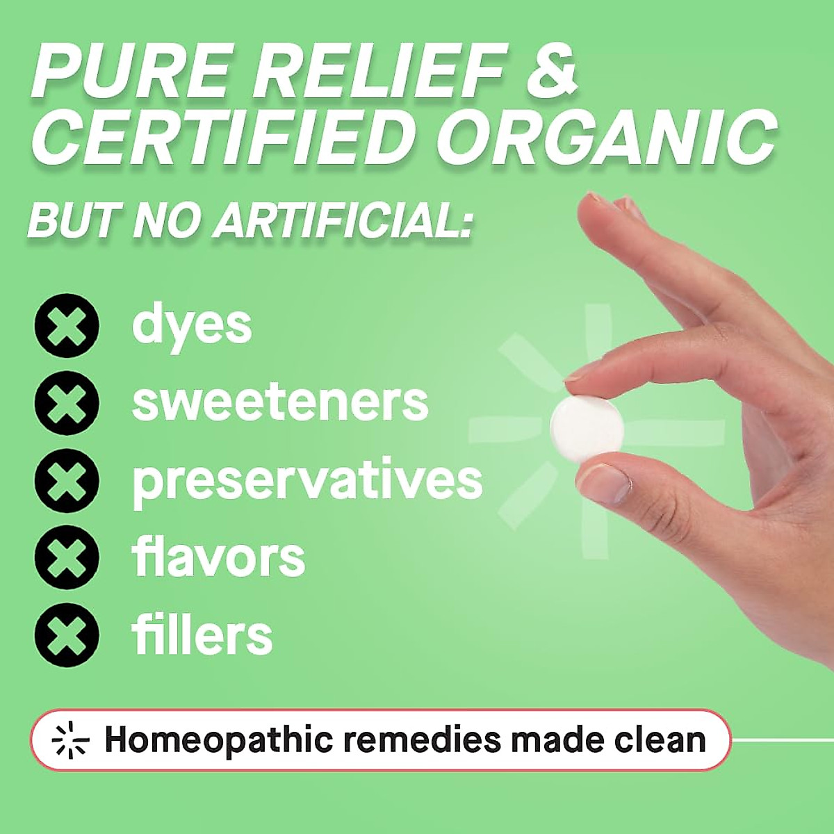 Genexa Allergy Care for Adults | Non-Drowsy, Allergy & Decongestant Relief | Delicious Organic Acai Berry Flavor | Homeopathic Remedy Made Clean | 60 Chewable Tablets