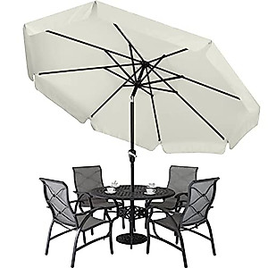 ABCCANOPY Premium Patio Umbrellas 10' Light Beige