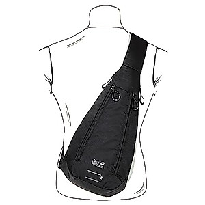 Jack Wolfskin Unisex's Delta Bag AIR, Black, ONE Size