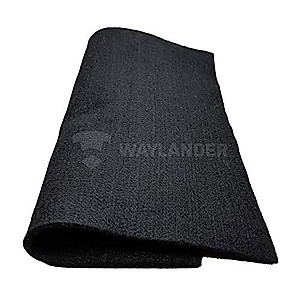 Waylander Carbon Felt Welding Blanket - Made in USA; Flame Retardant Fabric Up to 1800°F; 36” x 36” Easy to Cut Fire Proof Mat for Versatility – Glass Blowing, Auto Body Repair, Camp and Wood Stoves