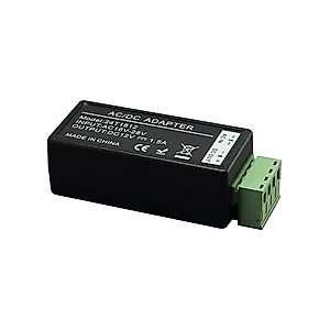 InstallerCCTV AC 24V to DC 12V 1.5A Power Converter, Universal Powerful Transformer for Surveillance CCTV Security Camera