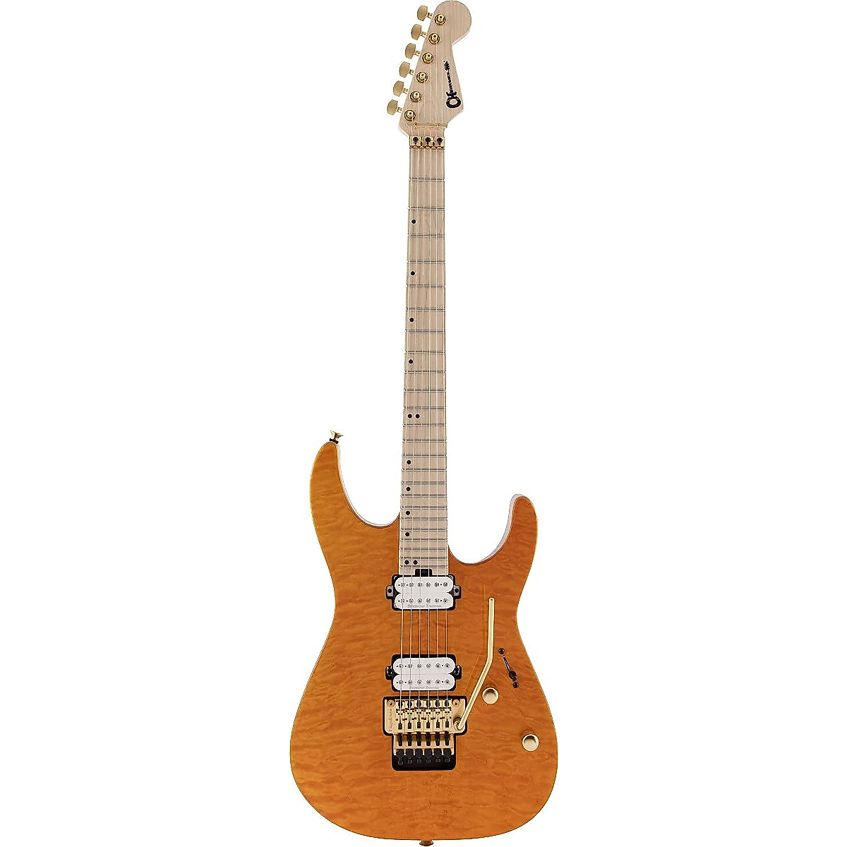 Charvel Pro-Mod DK24 HH FR - Dark Amber