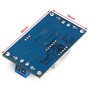 24v to 12v Step Down Converter, DROK LM2596 Analog Control Buck Transformer DC-DC Voltage Reducer Regulator Module 36V 24V 12V to 5V 2A Power Inverter Volt Stabilizer with Red LED Display Voltmeter