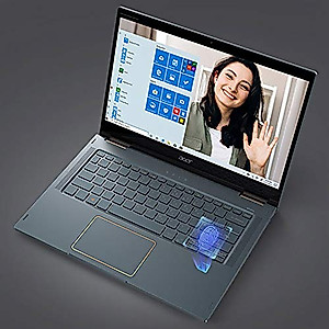 Acer Spin 7, 14" FHD Touch Display, Qualcomm Snapdragon 8cx Gen 2 5G Compute Platform, 8GB LPDDR4X, 512GB Universal Flash Storage, 5G, 4G LTE, Wi-Fi, Backlit KB, FPR, Antimicrobial, SP714-61NA-S1QA