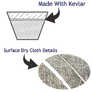 WEPECULIOR Lawn Mower Deck Blades Cutting Tranmission Drive Belt for Cub Cadet 954-0642,Troy Bilt,MTD 754-0642, 954-0642,Toro 112-0933,Wright Mfg. 71460096,Hustler 784322 5/8" x138" Made with Kevlar