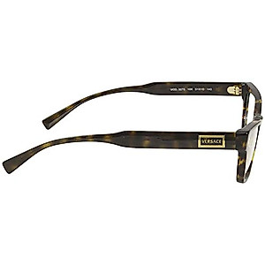 Versace 3275 108 Eyeglasses Women's Dark Havana Full Rim Optical Frame 51mm