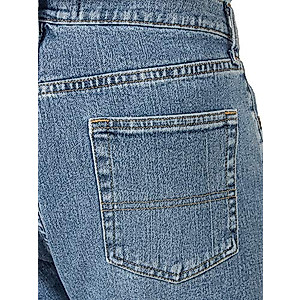Wrangler Authentics Men's Classic Relaxed Fit Five Pocket Jean Short, Light Wash Flex, 34