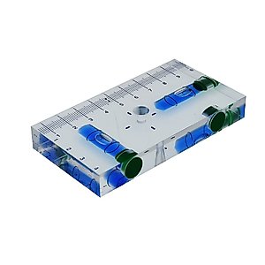 XMLEI Transparent cuboid high precision T level integrated small household magnetic level bubble level（95X51X13mm） (g549810)
