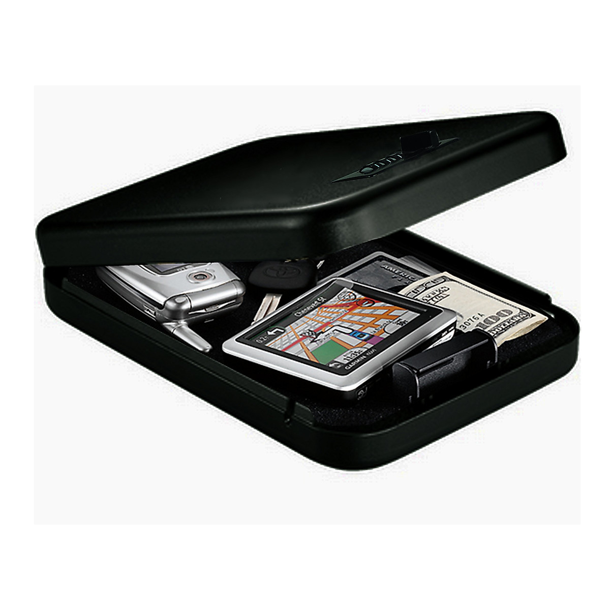 AmeriGun Club Full Size Handgun Safe Vault Security Pistol Case Box with Combination Lock