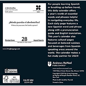 Living Language: Spanish 2023 Day-to-Day Calendar: Daily Phrase & Culture