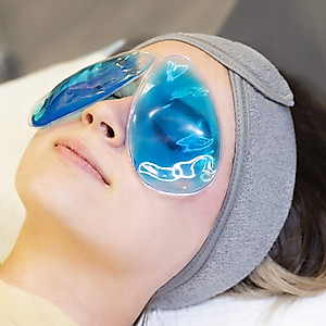 PMU PRODUCTS Eye Gel Ice Pack for Cooling or Warming Eyes and Face