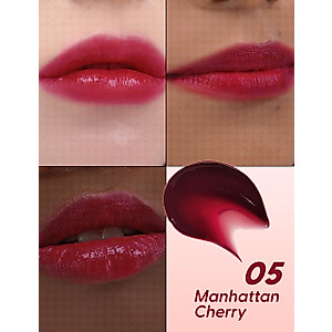 It'S SKIN Tincy All-Day Semi-Matte Lip Stain Tint 0.13oz (05 Manhattan Cherry) - Non-Transfer | Smooth Satin Finish, Rich Pigmentation | Moisturizing, Comfortable Vivid Color for Lasting All-Day