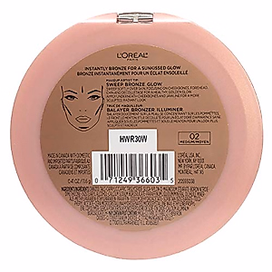 L'Oreal Paris Cosmetics True Match Lumi Bronze It Bronzer For Face And Body, Medium, 0.41 Fluid Ounce