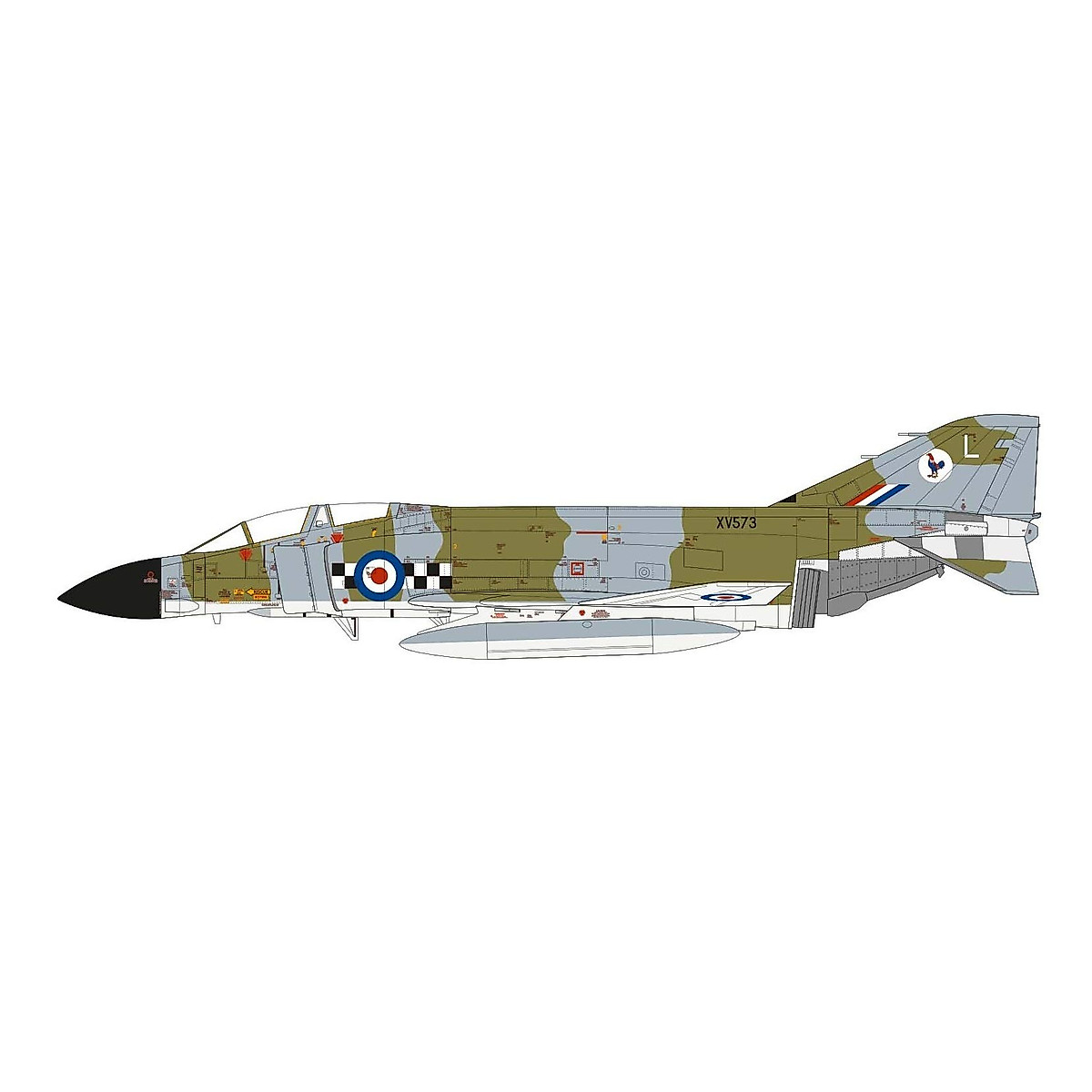 Airfix Mcdonnell Douglas Phantom FG.1 RAF 1:72 Military Aviation Plastic Model Kit A06019