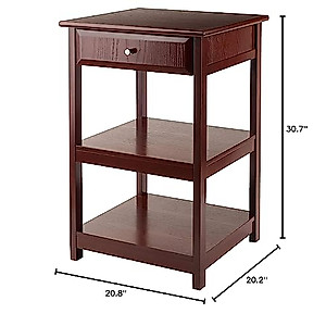 Winsome Delta Home Office, Walnut