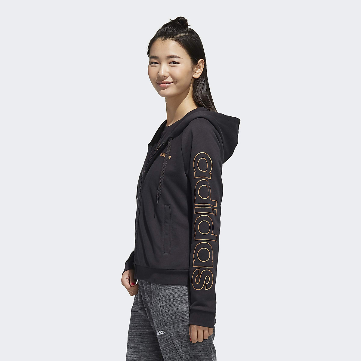 adidas Womenomen E Brand Hd Tt, Black/Copper Metallic, X-Small