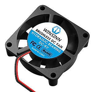WINSINN Mini 25mm Fan 5V Hydraulic Bearing Brushless 2507 25x7mm - High Speed (Pack of 4Pcs)