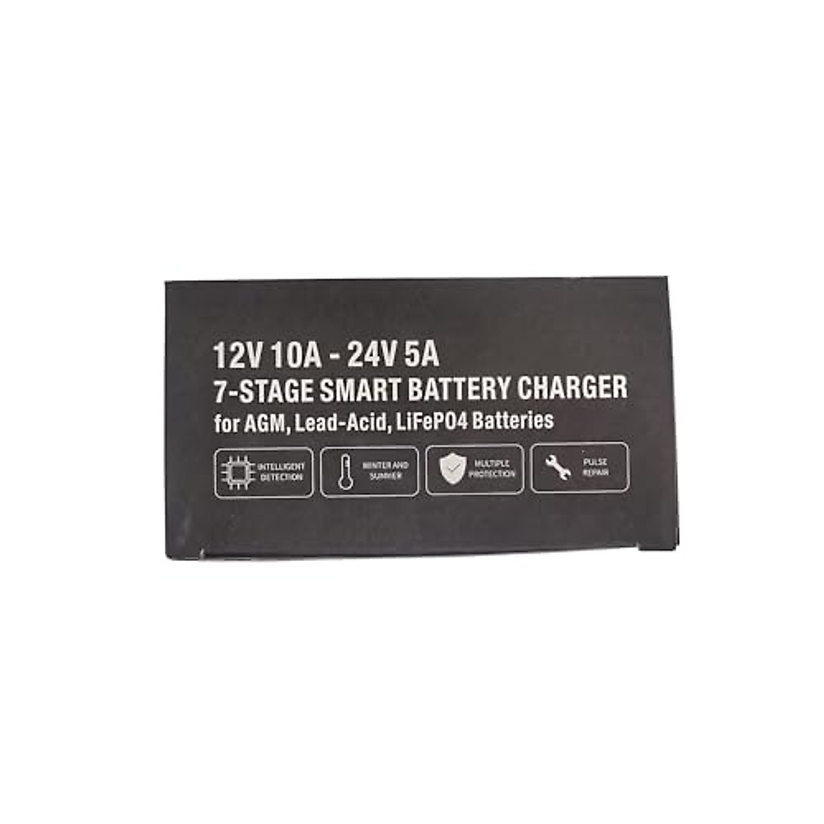 10A 12V/24V Trickle Charger, Smart Automatic Battery Automotive 7-Stage Charging Battery Maintainer with Pulse Repair Function, for Car Truck Motorcycle Lawn Mower Boat