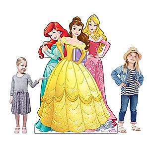 Advanced Graphics Ariel, Belle & Aurora Life Size Cardboard Cutout Standup - Disney Princess Friendship Adventures
