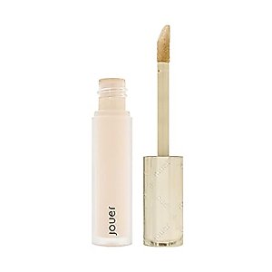 Jouer Essential High Coverage Liquid Concealer - Soft Matte Finish - 25 Shades - Healthy Ingredients - Paraben, Gluten & Cruelty Free - Vegan Friendly,Amber- Dark Skin with Golden Undertones