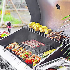 Outdoor Propane Gas Grill 3-Burner with Side Burner,Cabinet Grill for BBQ,Stainless Steel