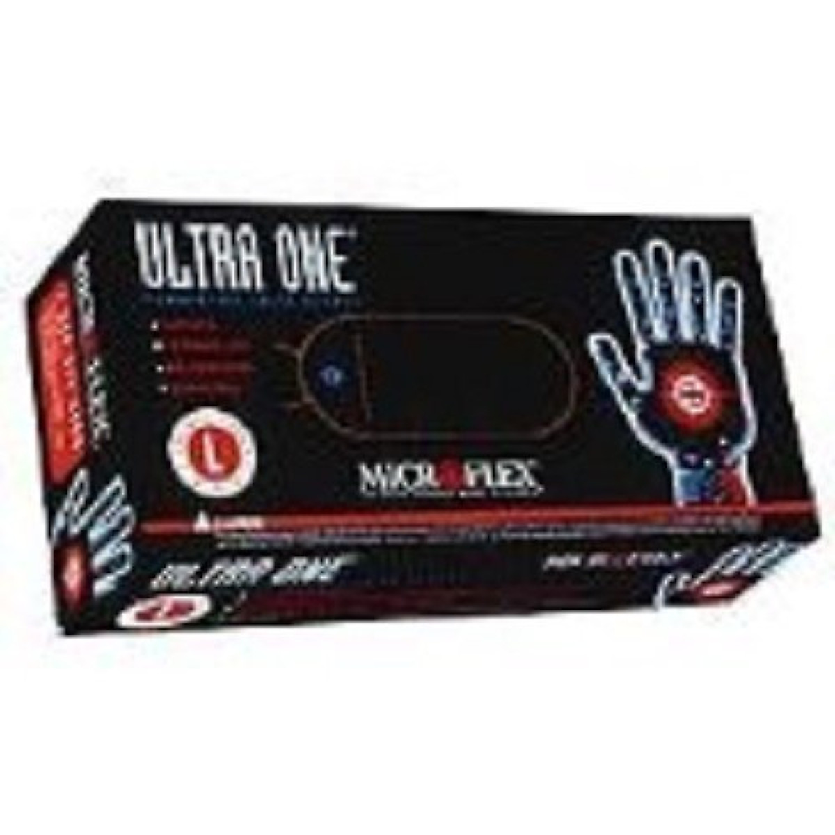 Microflex UL315M Ultra One Powder-Free Latex Exam Gloves44; Box of 5044; Medium