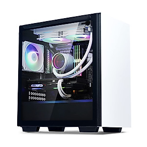 DeepCool MACUBE 110 WH Micro ATX Case with Full-Size Magnetic Tempered Glass Removable HDD Cage and Built-in Graphics Card Holder - White