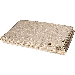 Steiner 372-10X10 Tough Guard 18-Ounce Heat Cleaned Fiberglass Welding Blanket, Tan, 10' x 10'