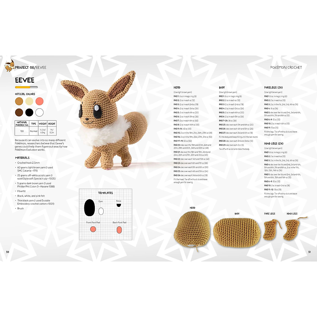 Pokémon Crochet: Bring your favorite Pokémon to life with 20 cute crochet patterns