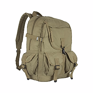 Fox Outdoor Products Retro Balkan Exploratory Rucksack, Olive Drab 18" x 12" x 7"