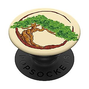 Japanese Chinese Asian Zen Bonsai Tree PopSockets Swappable PopGrip