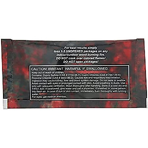 Mystical Fire Extreme Color Changing Flames for Wood Burning Fire Pits, Campfires (24 Packets)