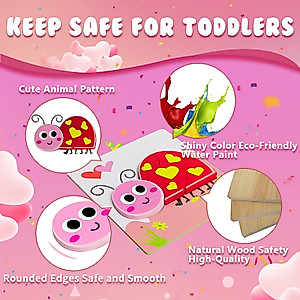 Wooden Puzzles for Toddlers 6 Pack Wooden Puzzles Toddler Toys for 3 4 5 Year Old Boys Girls (Valentine's Day)