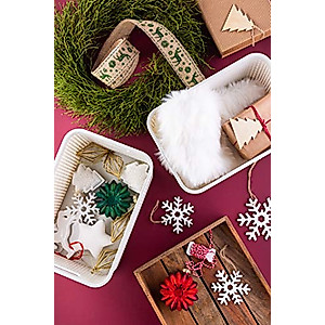 BranQ - Home essential Wicker Basket Set of 4 Small 7 litres, Cream, 4er-Set 7l