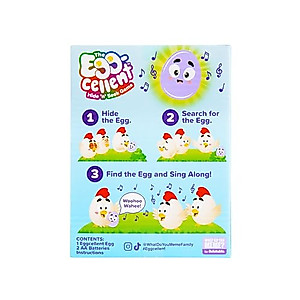 Eggcellent By Relatable, The Kid-Friendly Hide & Seek Game, Silly Poopy Hide & Seek Easter Eggs Toddler Toys, Includes 1 Eggcellent Light-Up Toy That Sings, Great Easter Basket Stuffers for Toddler