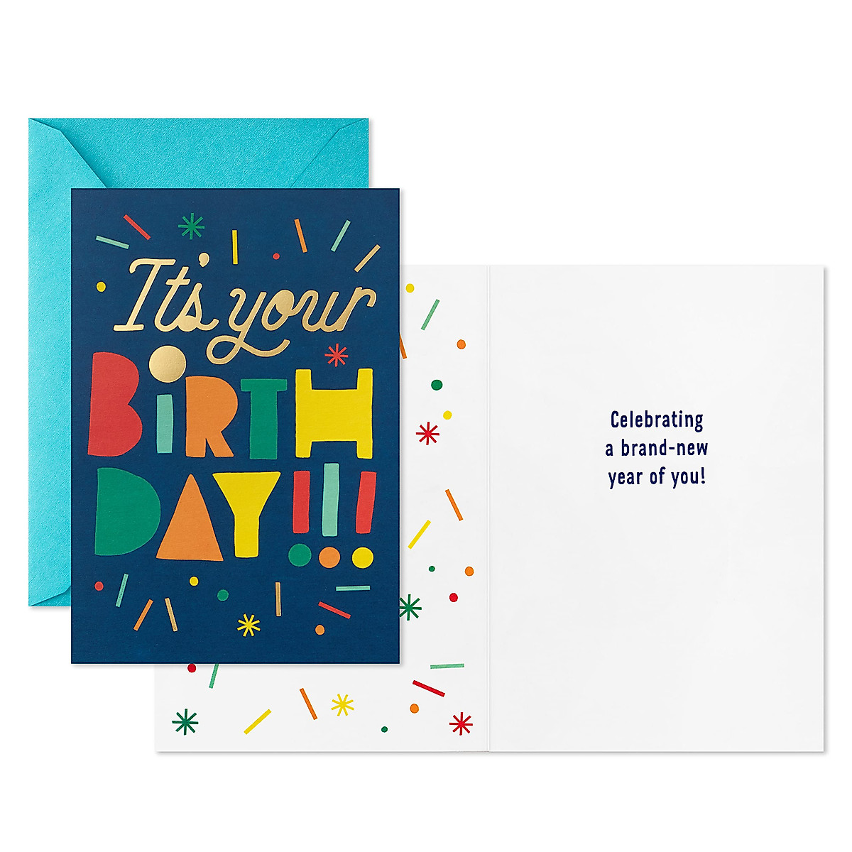 Hallmark 13" Large Birthday Gift Bag with Birthday Card and Tissue Paper (Dog, Did Someone Mention Cake?) for Kids, Parents, Coworkers, Friends