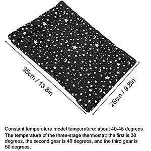 plplaaoo Adjustable Washable Pet Warmer Pad, USB Pet Heating Mat, Foldable Electric Blankets, Indoor Warming Mat for Indoor Pet Warming (25 * 35 A)