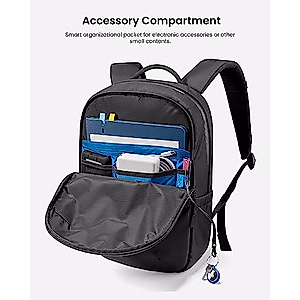 tomtoc 15.6 Inch Laptop Backpack, Minimalist Waterproof Casual Daypack Commute Computer Backpack, A Smart Look for The City and Office, Work, Study, or Weekend Excursions, 20L