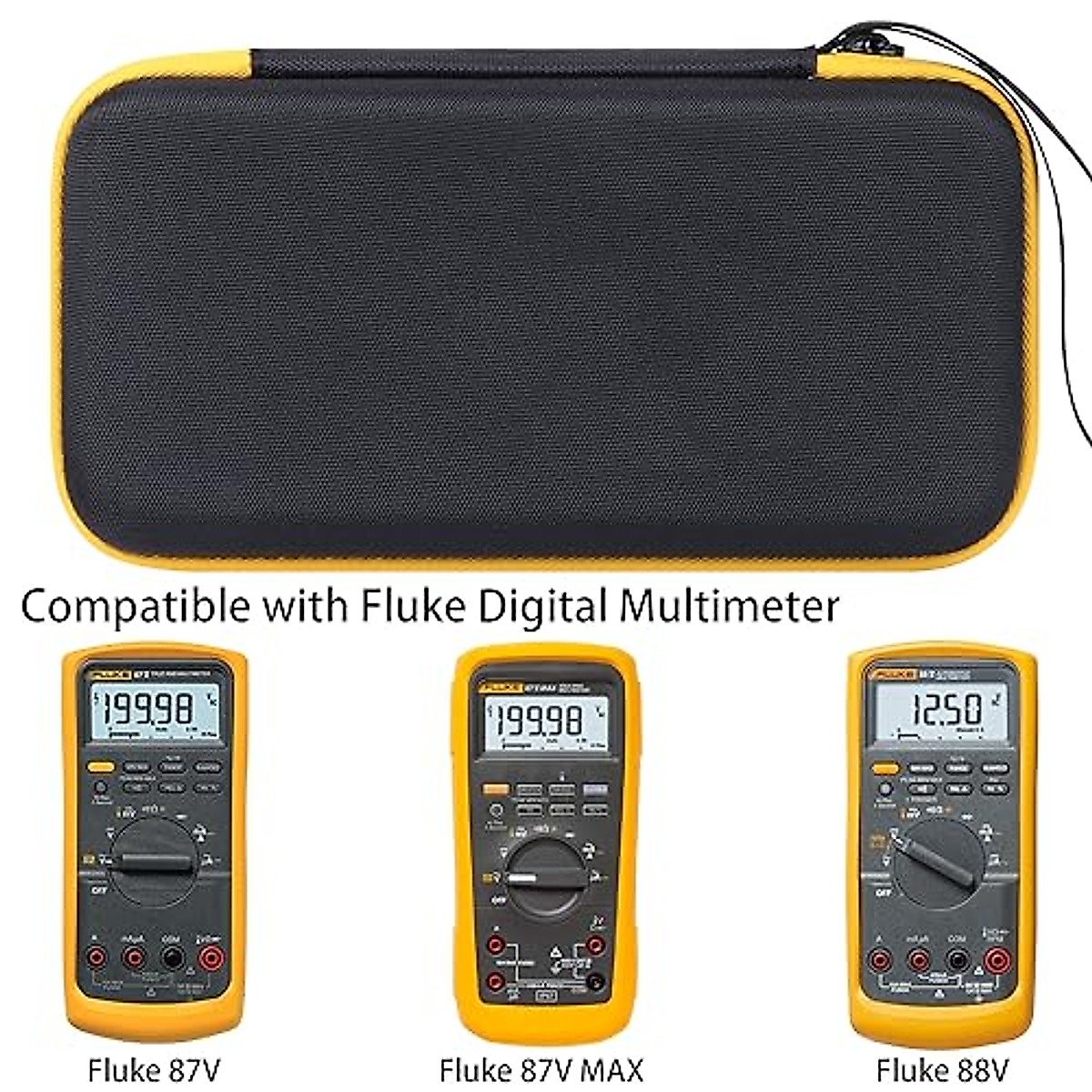 co2CREA Hard Travel Case Replacement for Fluke 87-V Digital Multimeter