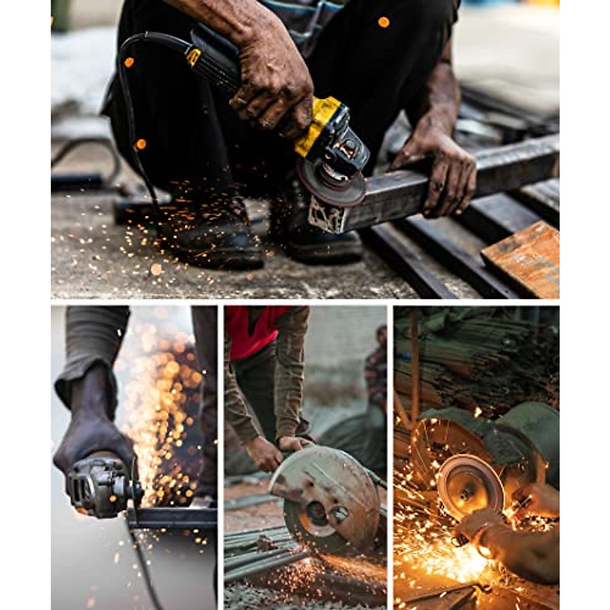 Waies 4-1/2 Inch Metal Cutting Diamond Blade for Angle Grinders, All Purpose Metal Cut Off Wheels for Steel, Rebar, Sheet Metal, Angle Iron, Stainless Steel (3PCS)