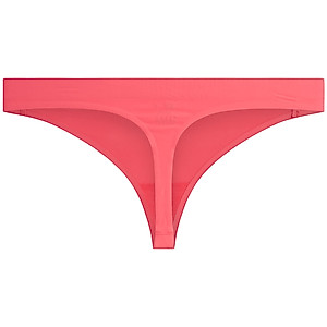 Reebok Women's Thong Underwear - 4 Pack or 8 Pack Breathable Stretch Performance Sexy Seamless Thong Panties for Women (S-XL), Size Small, Coral Paradise/Lotus/Sharkskin/Black-4pk