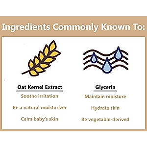 Aveeno Baby Calming Comfort Bath & Wash with Relaxing Lavender & Vanilla Scents & Natural Oat Extract, Hypoallergenic & Tear-Free Formula, Paraben-, Phthalate- & Soap-Free, 8 fl. Oz