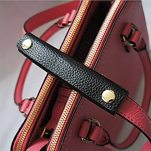 2Pcs/1 Pair Handbag Handle PU Leather Wrap Covers Purse Wallet Handle Grip Wrap Protectors Sleeve Bag Accessories