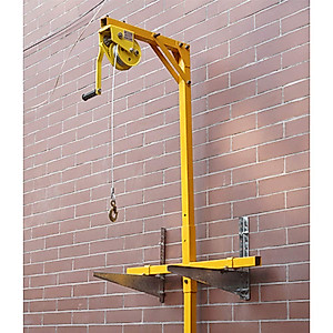 TBVECHI Lifting Tool Stainless Steel Air Conditioner Outside Installation Lifting Tool Bracket Crane Tool 15M