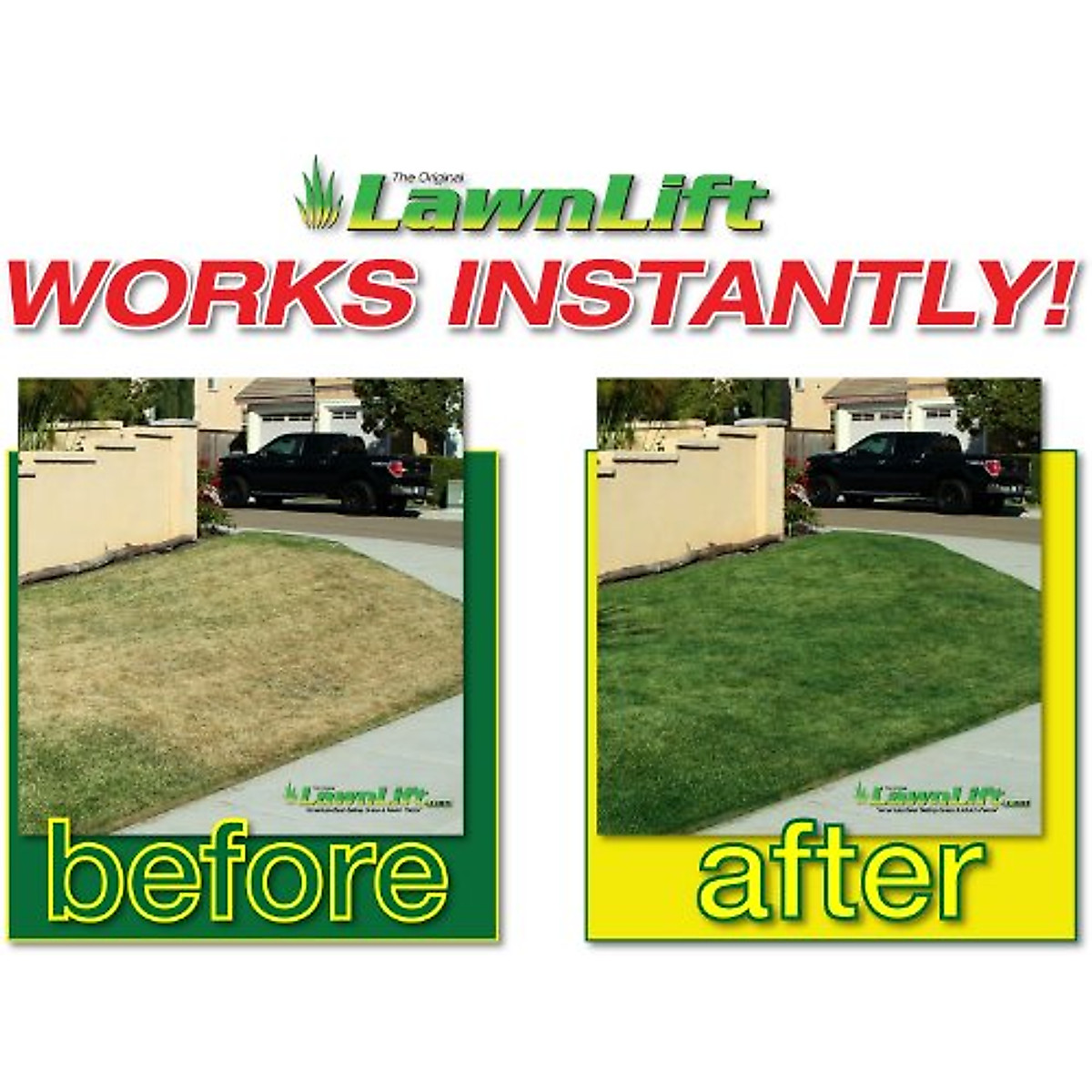 Lawnlift Ultra Concentrated (Green) Grass Paint 16oz. = 1.375 Gallons of Product.
