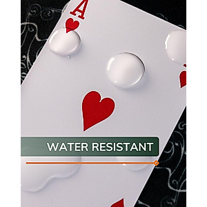 Bullets Playing Cards, Backpacker Playing Cards, Plastic Playing Cards in Aluminium Box with Rules for 5 Backpacker Games, Including Cut-Card