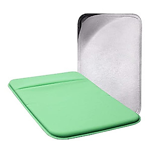 Elastic Phone Card Holder Pocket, Stick-On Wallet, Adhesive Credit Card Pouch, Phone Accessories, Compatible With iPhone, Samsung Galaxy – Light Green