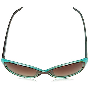 Jessica Simpson Womens J5012 Retro Cat Eye Sunglasses With Uv400 Protection. Glam Gifts For Her, 56 Mm, Animal & Blue, 56 Mm US