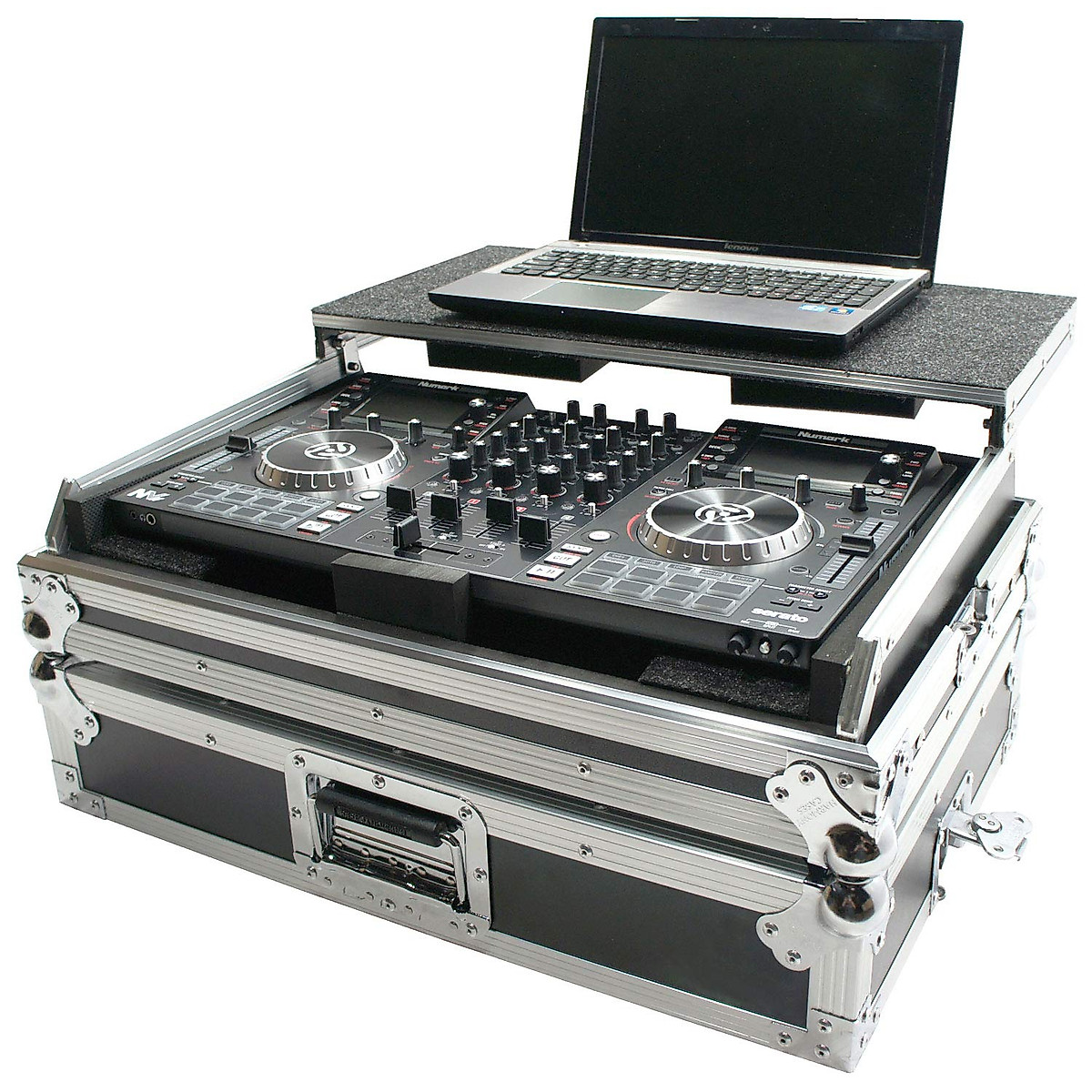 Harmony Audio HCNVLT Compatible With Numark NV II DJ Cases Flight Glide Laptop Stand Road DJ Custom Case